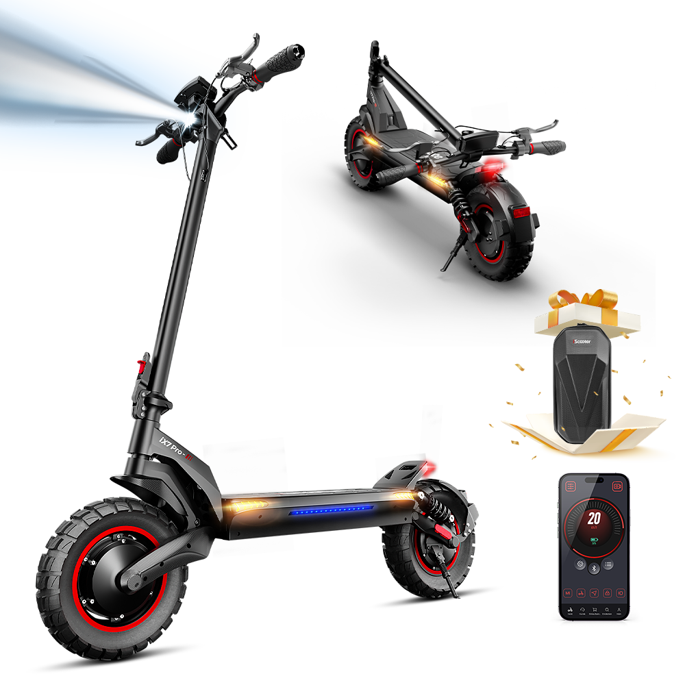 iScooter iX7Pro 2000W Dual-Motor Off-Road Scooter | 50-Mile Range ...