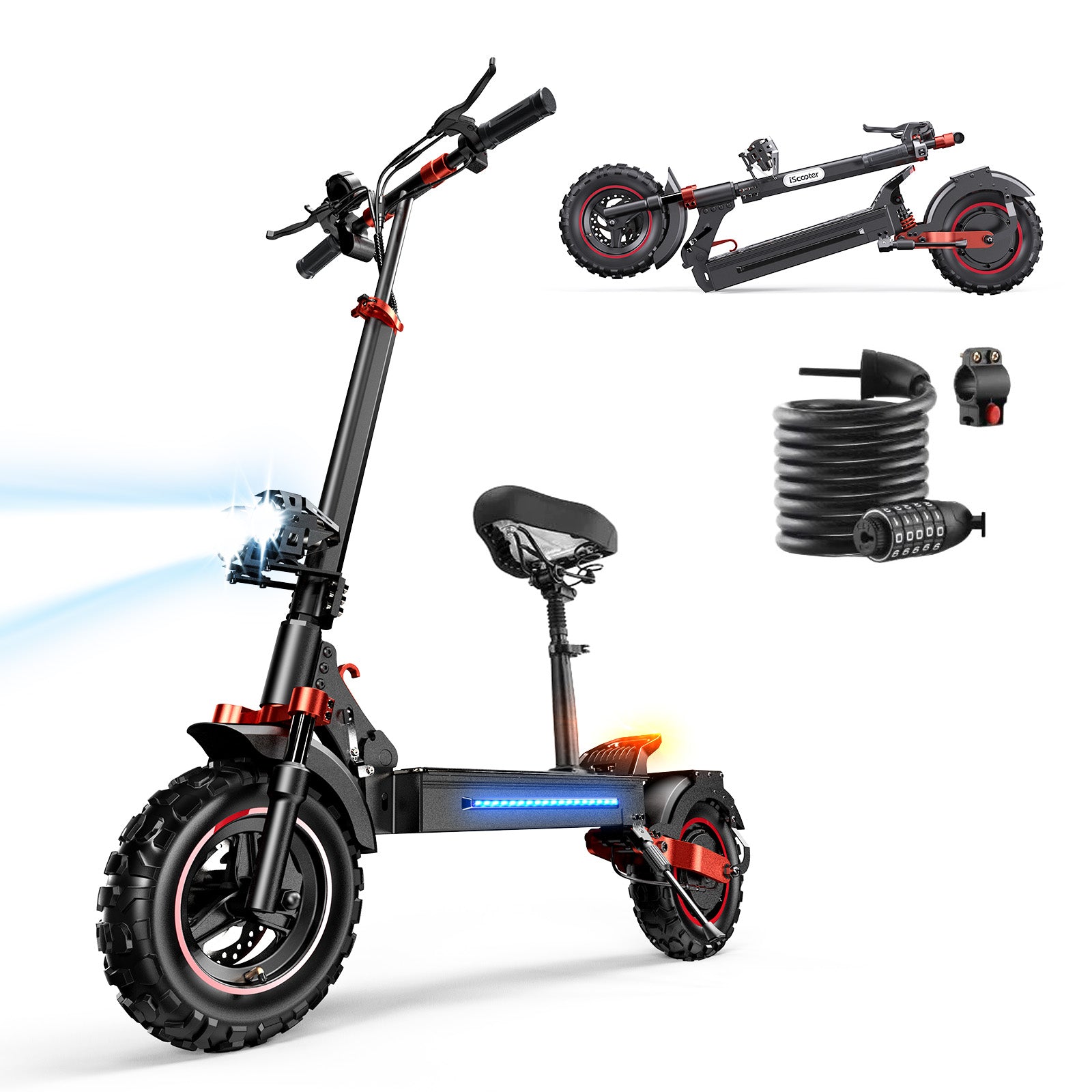 iX5S Foldable Off Road Electric Scooter 45 Km/h | iScooter