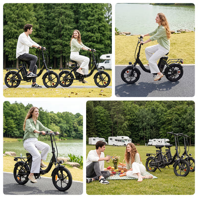 U4 Low Step Through Foldable Electric Bike | iScooter