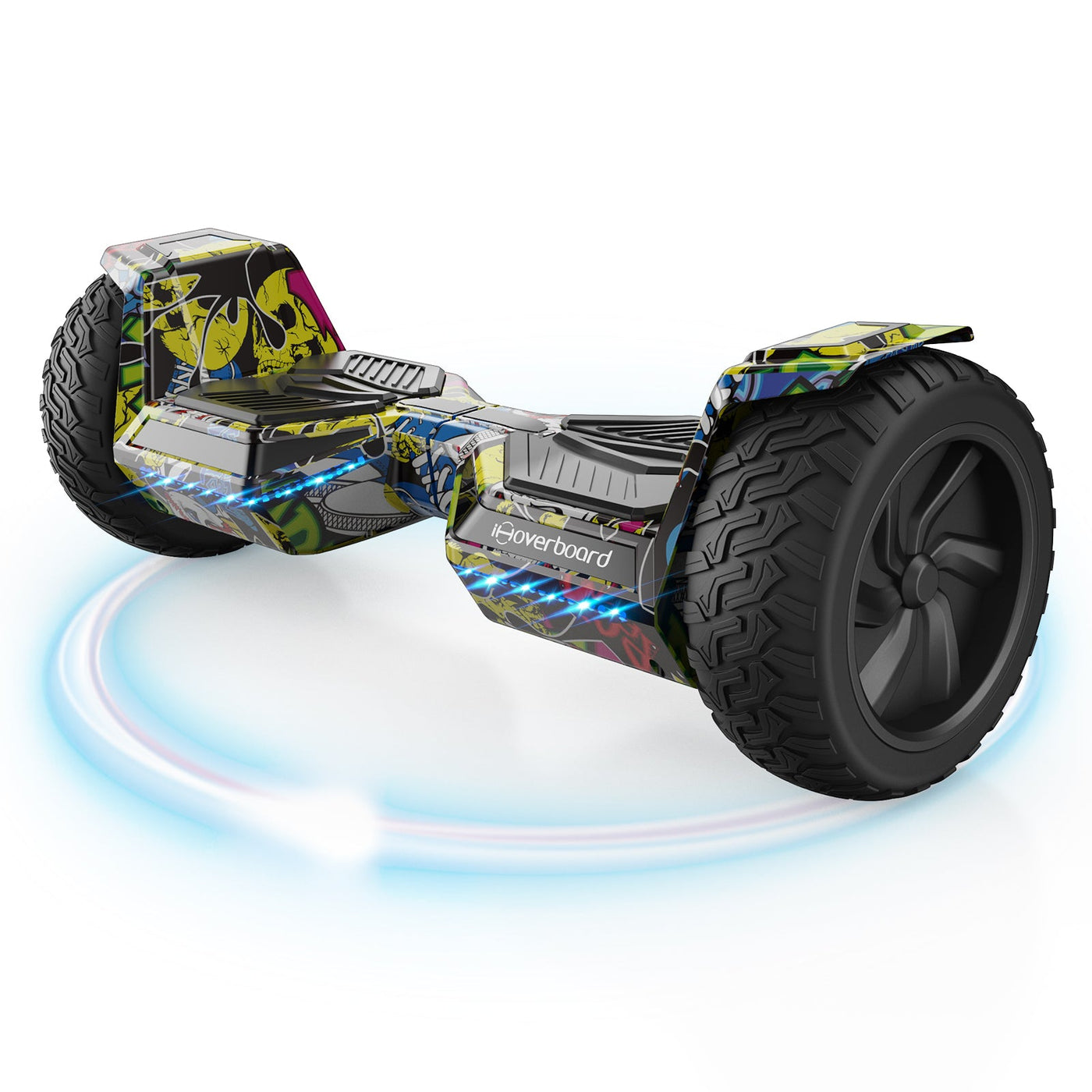 H8 LED Yellow Off Road Hoverboard 8.5" | iScooter